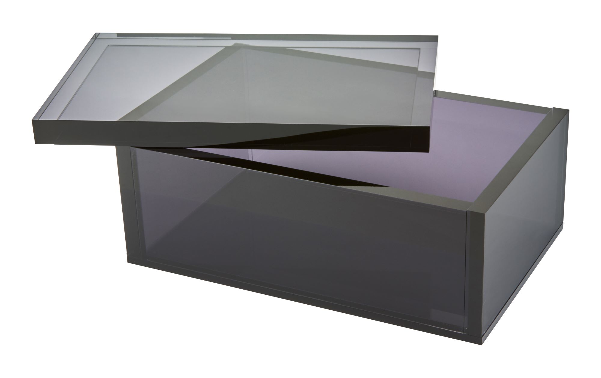 Black Lucite Box withLid – Tizo Designs