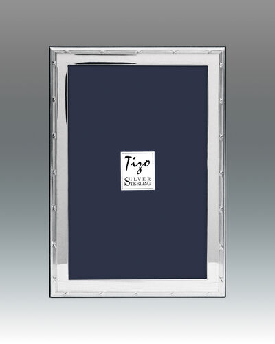 Knotted Bezel Border 925 Sterling Silver Frame – Tizo Designs