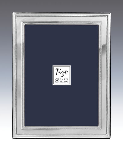 Rounded Floral Engraved 925 Sterling Silver Frame – Tizo Designs