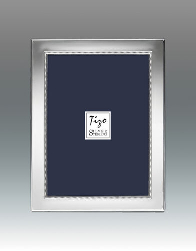 Plain Inner Bead 925 Sterling Silver Frame 4×6 – Tizo Designs