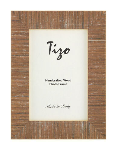 Wide Fine Grain Italian Wood Frame, Taupe – Tizo Designs