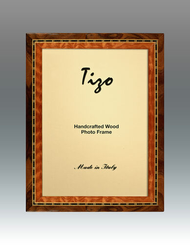 Mid Inlaid Italian Wood Frame, Brown – Tizo Designs